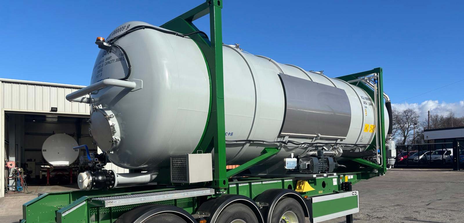 Stackable ISO Vacuum Tank Container - Watch Video - IVT30
